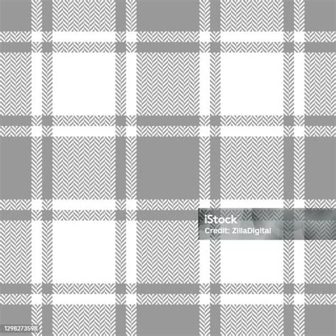 버팔로 체크 격자 무늬 는 회색과 흰색 헤링본 텍스처의 매끄러운 타탄 배경 그래픽으로 여성복과 남성복 플란넬 셔츠 또는 기타 모던한 봄과 가을 텍스타일 프린트 버팔로 체크에