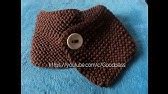 ☀☀☀ Снуд спицами на пуговице. Снуд спицами. - YouTube