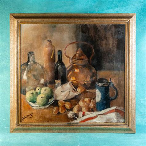 «Натюрморт с посудой и фруктами