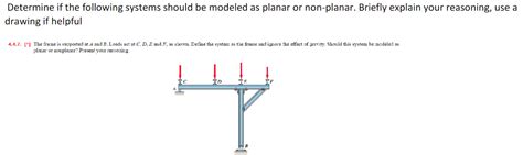 Determine If The Following Systems Should Be Modeled Chegg