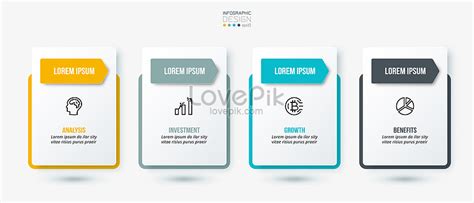 옵션이 있는 비즈니스 개념 인포그래픽 일러스트 무료 다운로드 Lovepik