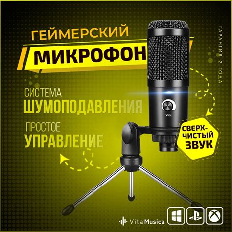 Микрофон игровой (для стриминга) Vita Musica EXJHY - купить по выгодной ...