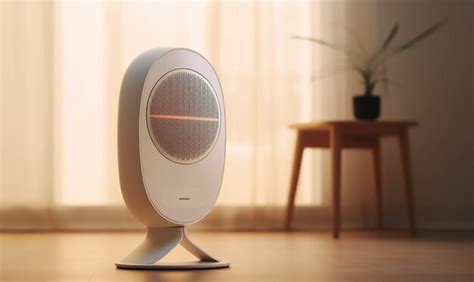 Premium Ai Image Air Purifier Retro Design Minimalist Style Braun Style