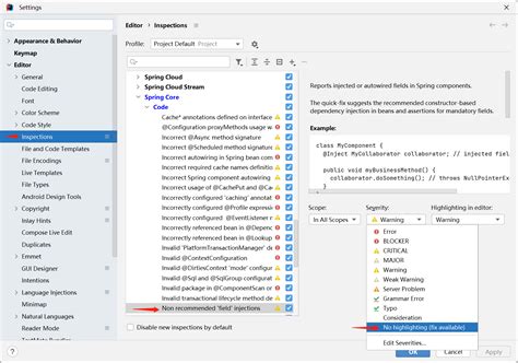 Idea Autowired不显示黄线autowired黄色提示 Csdn博客