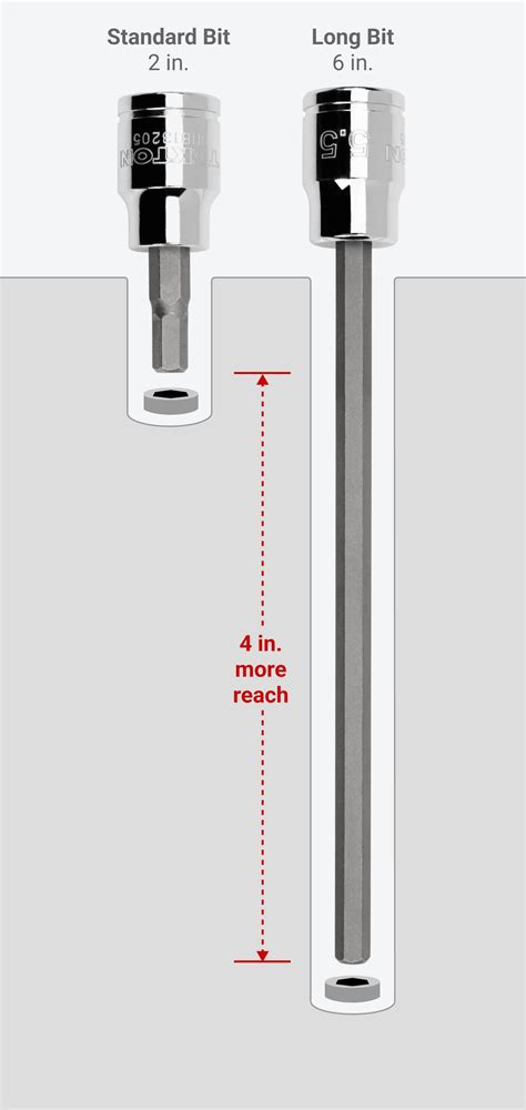38 Inch Drive Long Hex Bit Socket Set 11 Piece Tekton Shb91314
