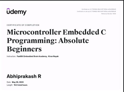 Abhiprakash Rajesh On Linkedin Udemy Embedded