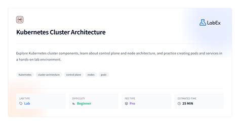 쿠버네티스 클러스터 아키텍처 kubernetes 구조 이해 labex