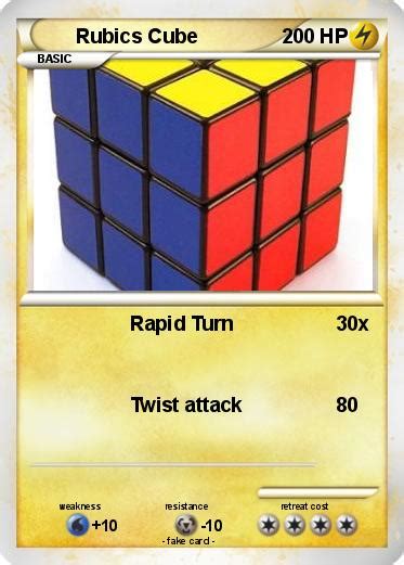 Pokémon Rubics Cube Rapid Turn My Pokemon Card