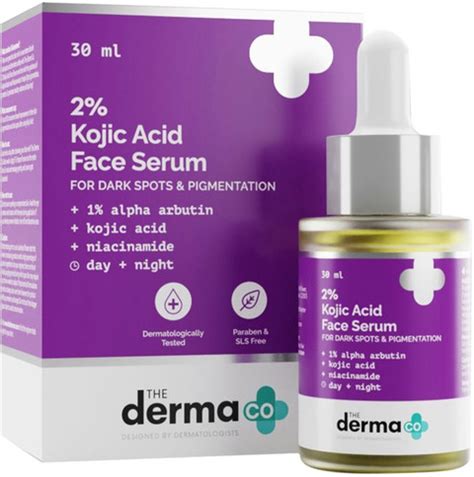 The Derma Co 2 Kojic Acid Face Serum With 1 Alpha Arbutin