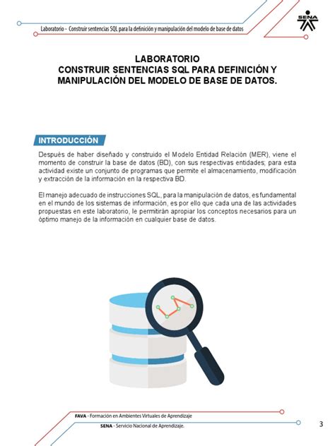 Laboratorio Practico Sentencias Sql Pdf Sql Bases De Datos