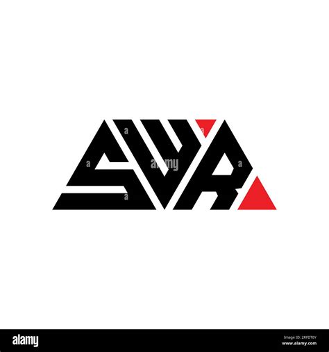 Swr Triangle Letter Logo Design With Triangle Shape Swr Triangle Logo Design Monogram Swr