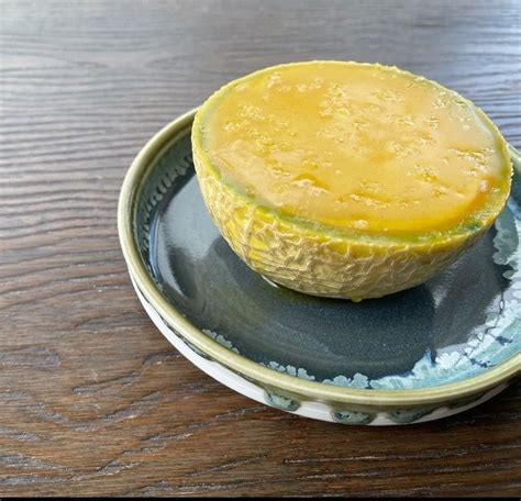 Sugar Cube Melon Sorbet In Its Cute Lil Shell