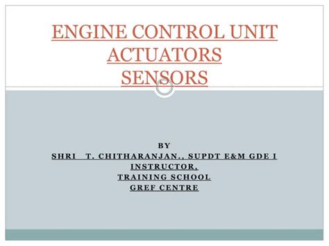Ecuactuatorsensorspptx Radio Control Hobbies And Interests