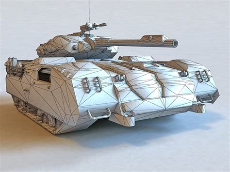 Sci Fi Armored Tank Vehicle 3d Model 3ds Max Files Free Download Cadnav