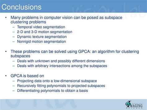 part ii applications of gpca in computer vision ppt download