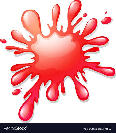Red Color Splash On White Royalty Free Vector Image Red Color Splash On White Royalty Free Vector Image