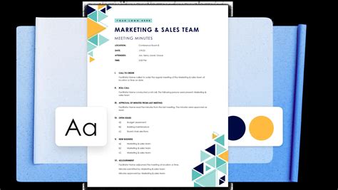 Free Meeting Minutes Customizable Templates Microsoft Word