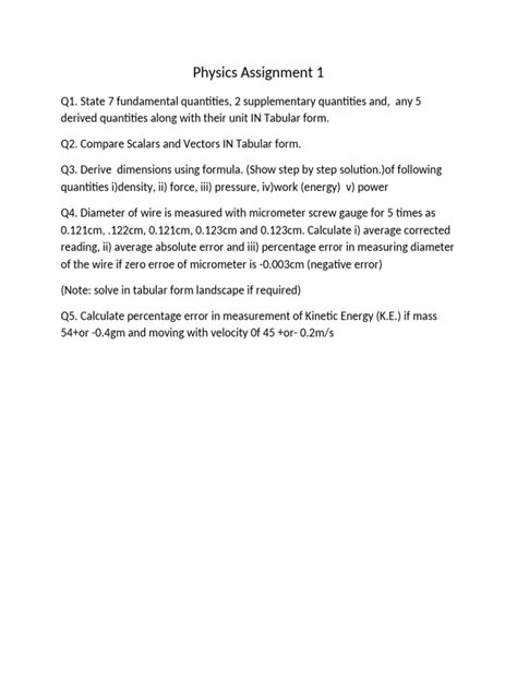 assignment 1and 2 first sem pdf science and mathematics