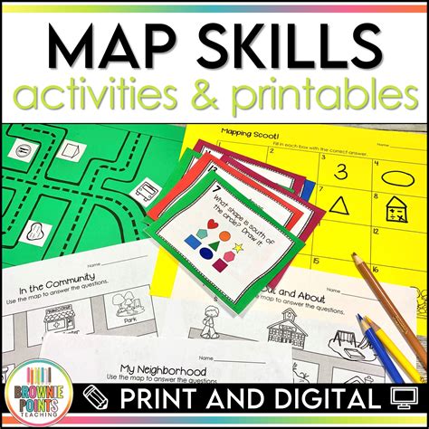 Map Skills Activities And Printables Brownie Points Teaching Shop Worksheets Library