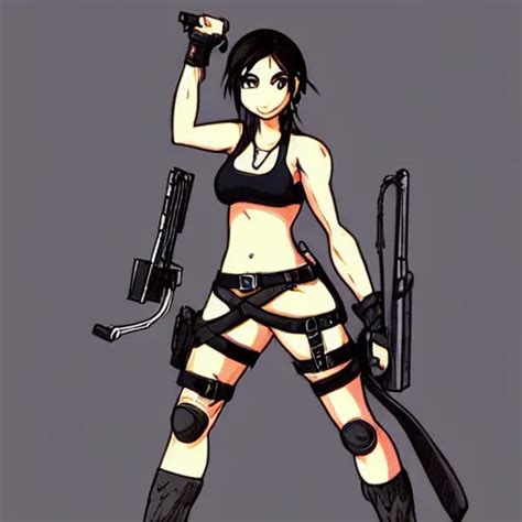 A High Quality Full Body Anime Illustration Of Lara Stable Diffusion OpenArt