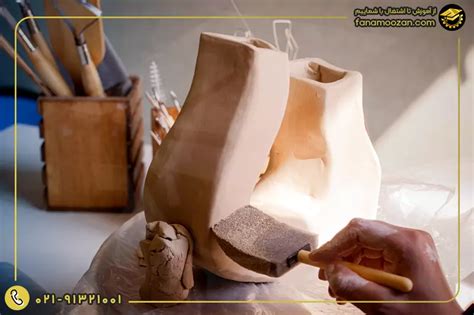 آموزش سفالگری دوره سفال گری با دست و چرخ مدرک فنی و حرفه ای