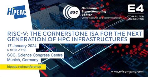 assoteam on linkedin e4 workshop on risc v for hpc at hipeac 2024