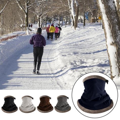 Badu Bg Мек поларен полар Топъл шал за врата Риболов Кънки Бягане Спортен Шал Маска за лице