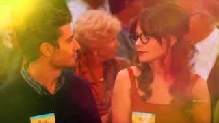 Jess Ryan Jess And Ryan First Kiss 4×08 New Girl Youtube