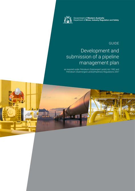 pdf development and submission of a pipeline management plan