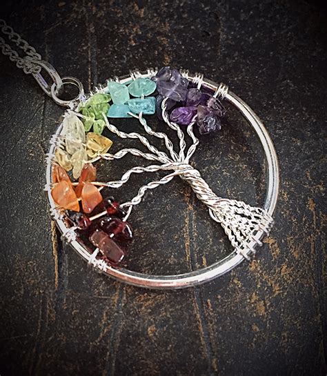 Chakra Tree Of Life Purple Lotus
