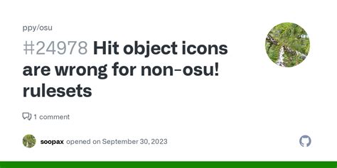 Hit Object Icons Are Wrong For Non Osu Rulesets · Issue 24978 · Ppyosu · Github