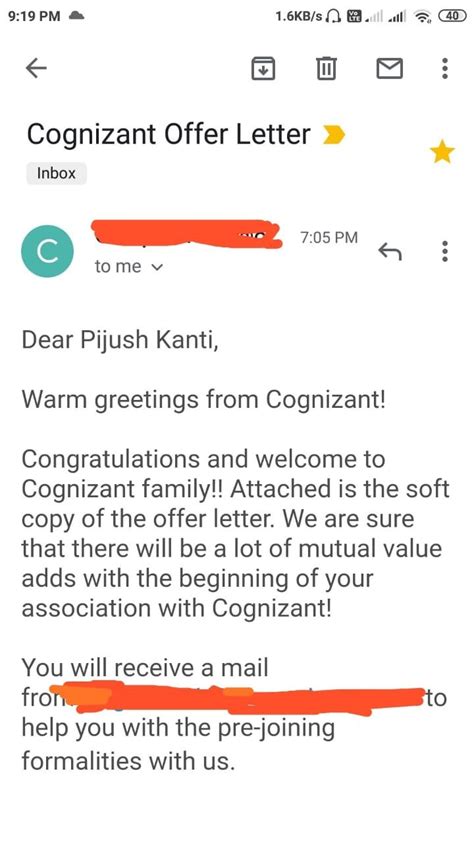 Pijush Kanti Maji On Linkedin Firstjob Cognizant 20 Comments