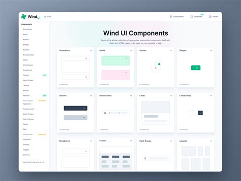 Wind Ui The Tailwind Css Component Library By Christos On Dribbble