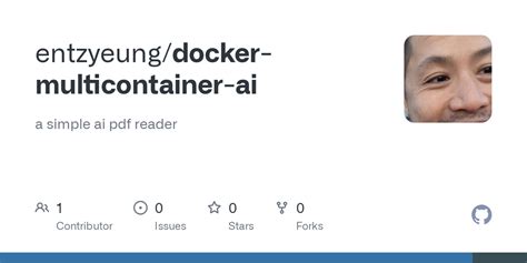 Github Entzyeungdocker Multicontainer Ai A Simple Ai Pdf Reader