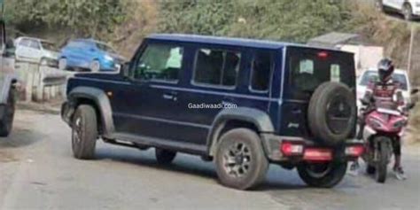 Maruti Suzuki Jimny Spotted In Nexa Blue Colour For The First Time