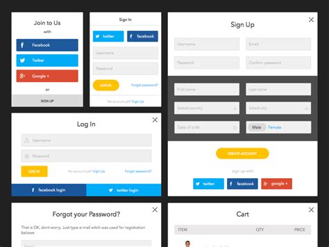 Dropdown Style Sketch Freebie Download Free Resource For Sketch Sketch App Sources
