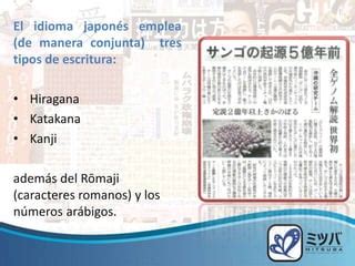 Escritura Del Idioma Japones Ppsx