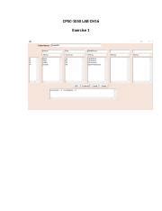 CPSC 1050 Lab Ch16 Docx CPSC 1050 LAB CH16 Exercise 1 Exercise 2 2 Exercise 3 Exercise 4 1