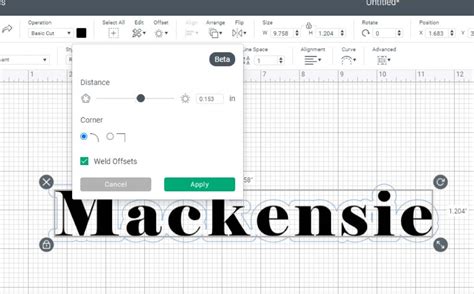 Cricut Offset Tutorial