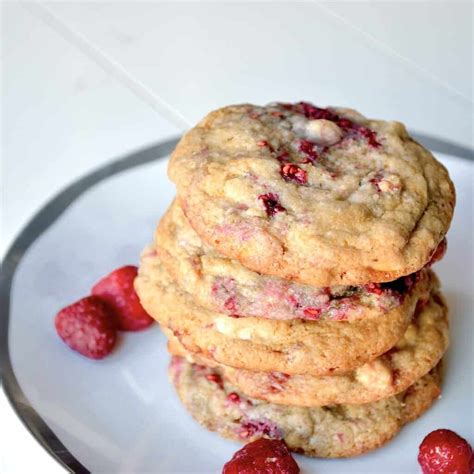 Raspberry White Chocolate Cookies Bake Me A Cookie