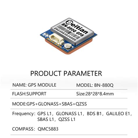 Beitian Built In Compass Qmc5883 Hmc5883 Rtk Arduino 880 Module Series