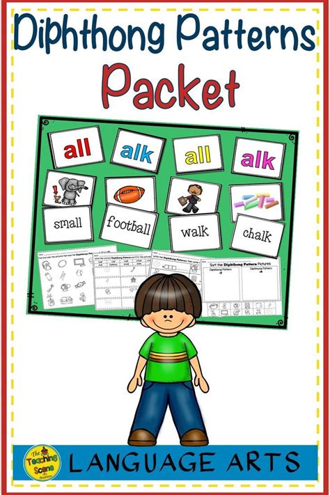 Diphthong Patterns All And Alk Packet Letters Pictures Words Diphthong Patterns All And Alk Packet Letters Pictures Words