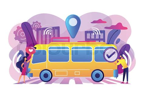 Passengers Like And Approve Autonomos Robotic Driverless Bus Colourbox