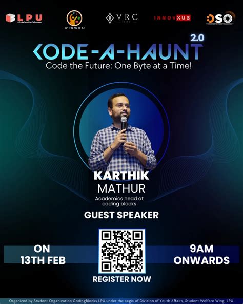 coding blocks lpu 🚀 thrilled to announce our guest speaker 🎙️💻 we