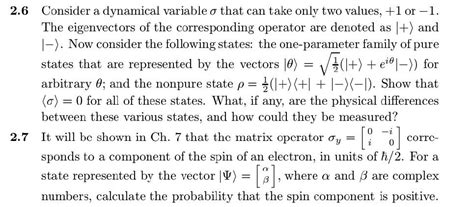 solved 2 6 consider a dynamical variable σ that can take