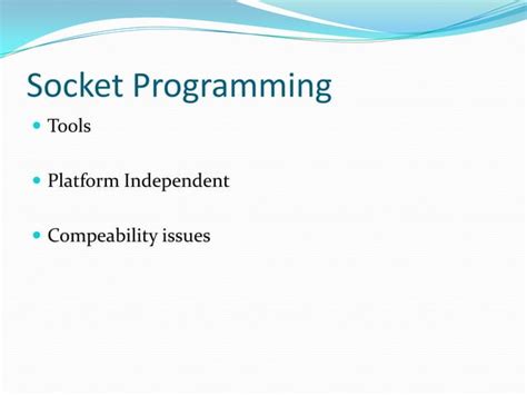 Socket Programing Pptx