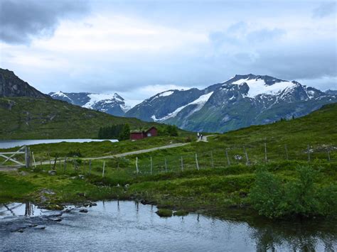 무료 이미지 경치 자연 황야 구름 목초지 언덕 골짜기 반사 협만 저수지 고지 산등성이 산들 알프스 산맥 고원 되다 노르웨이 스칸디나비아