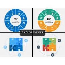 ERP Modules PowerPoint Template PPT Slides