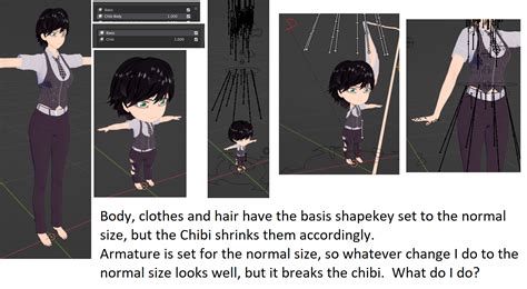 resizing character with shapekeys breaks armature control r blender