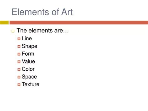 PPT Elements Of Art PowerPoint Presentation Free Download ID 1094243